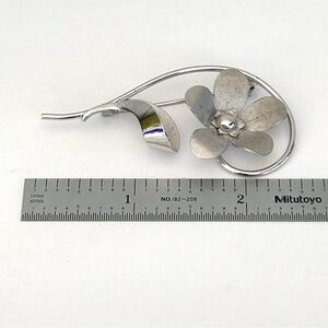 Bond Boyd | Jewelry | Sterling Silver Bond Boyd Flower Brooch Pin ...